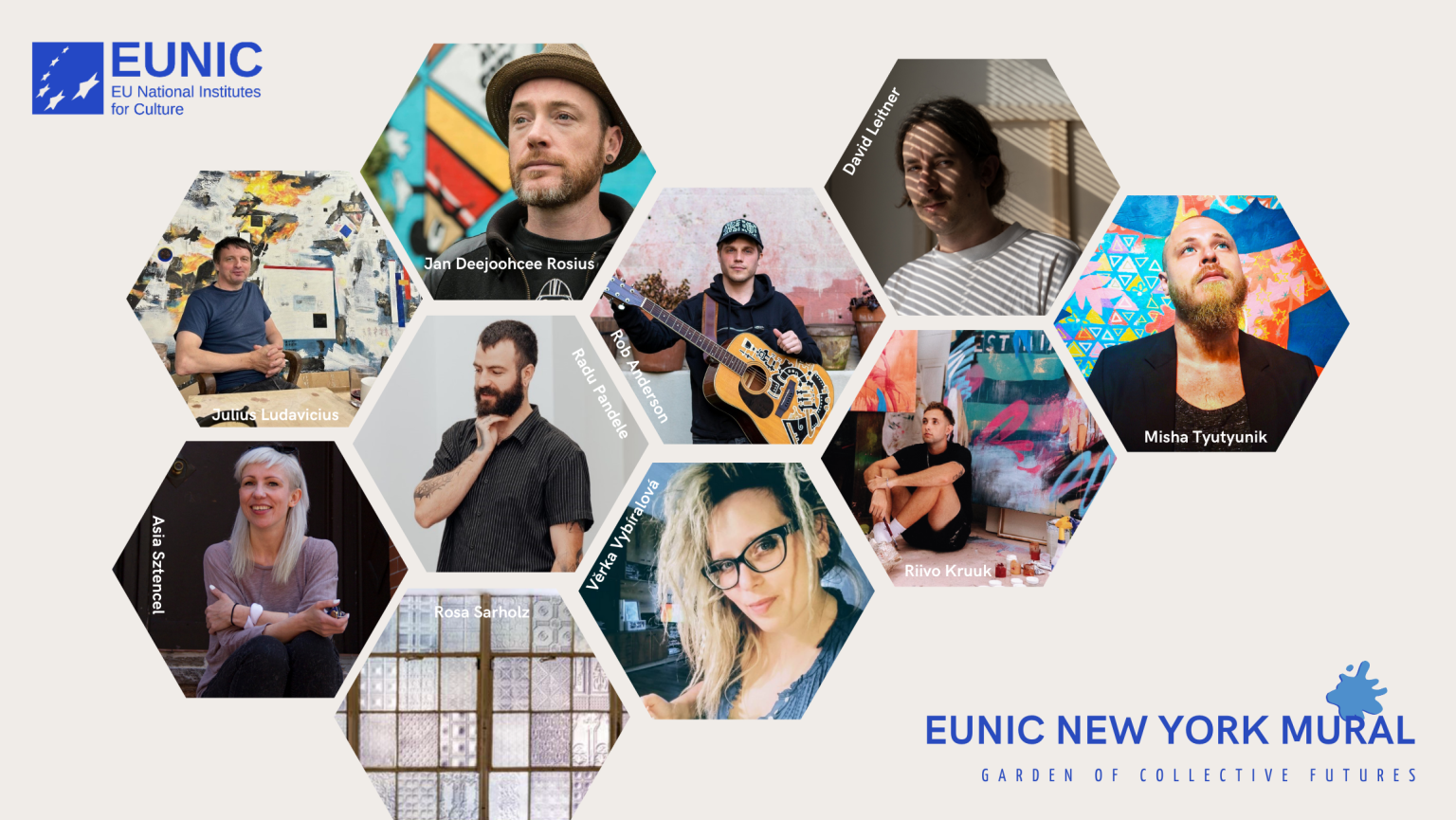 EUNIC New York Cluster Mural Project GARDEN OF COLLECTIVE FUTURES 2024 - Austrian Cultural Forum ...